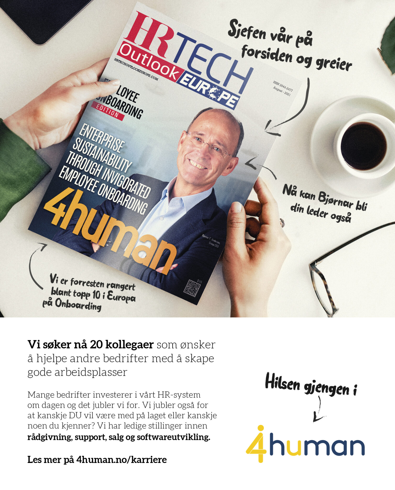 Ønsker du å forenkle og forbedre hverdagen for mennesker? | 4human